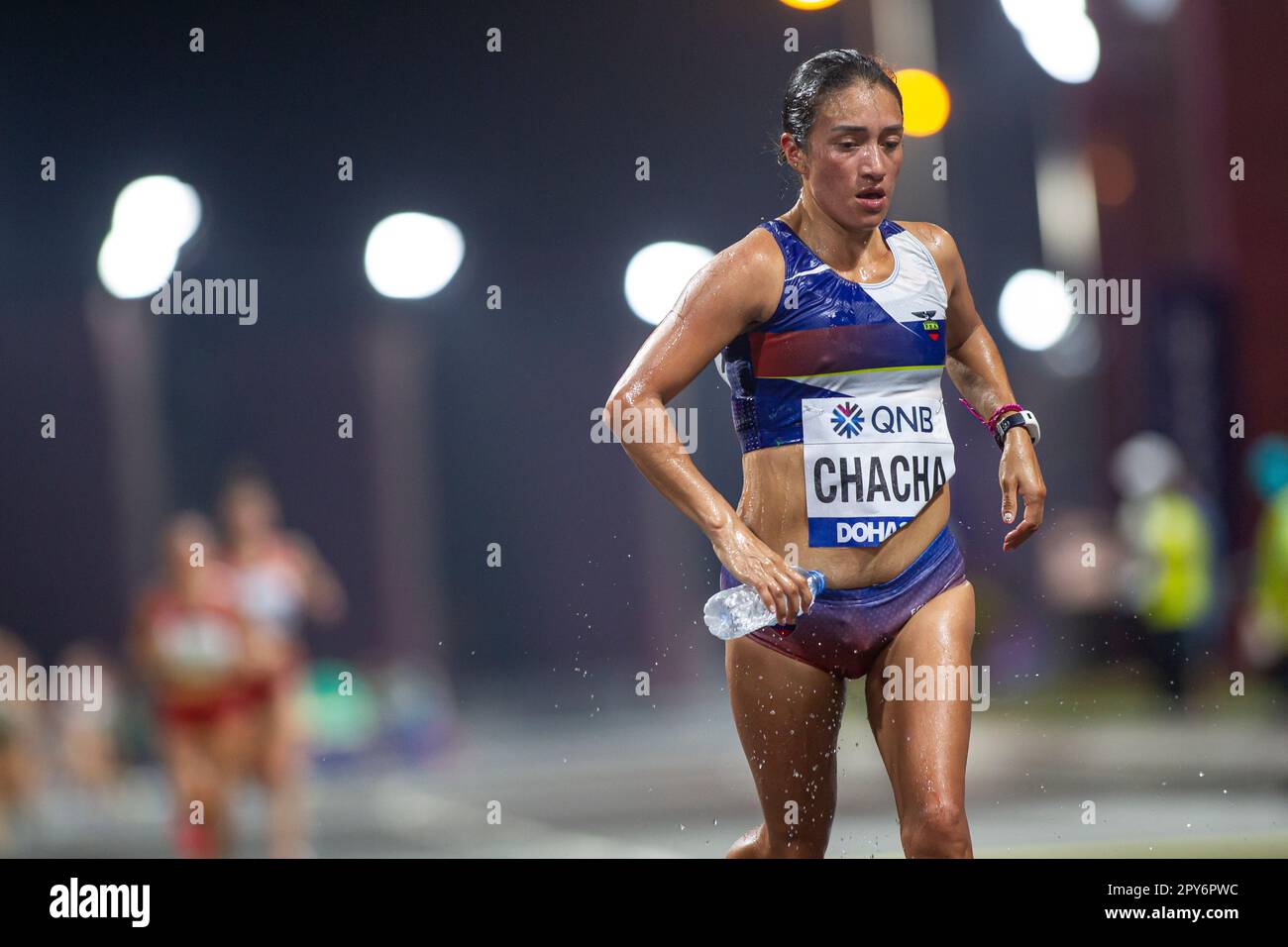 Rosa CHACHA participating in the Doha 2019 World Athletics ...