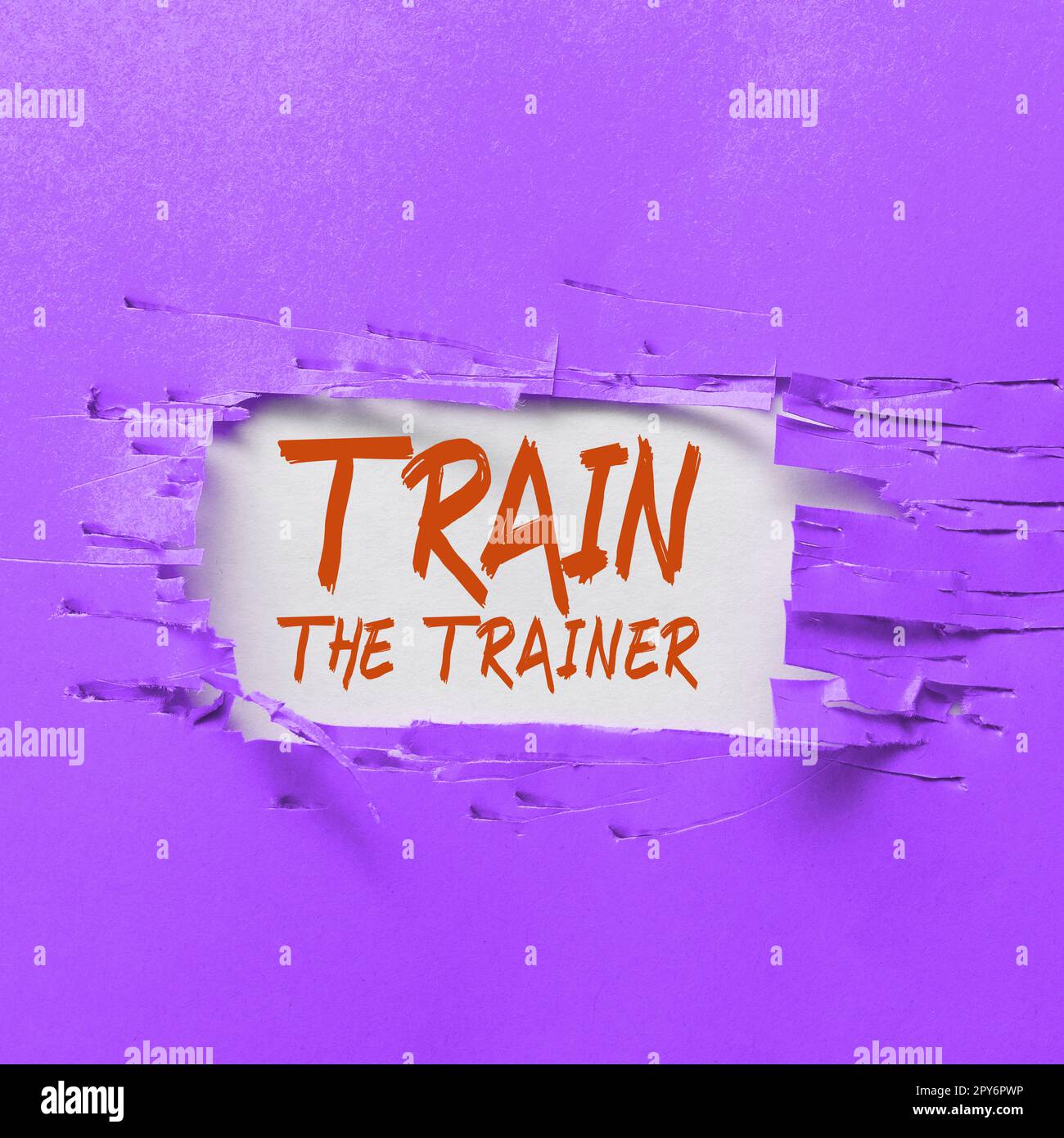Conceptual caption Train The Trainer. Word Written on identified to ...