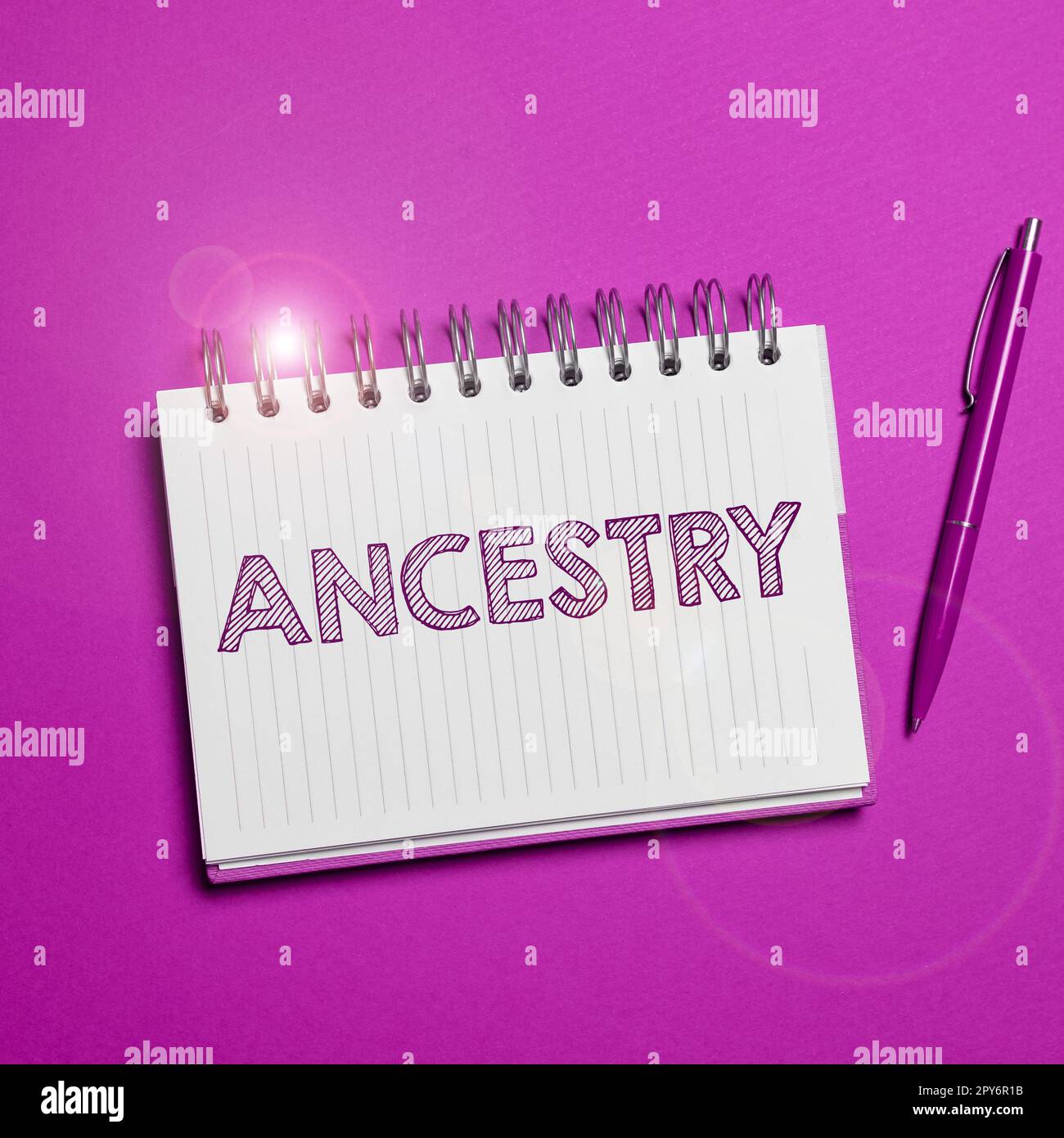 Conceptual display Ancestry. Concept meaning the history or ...
