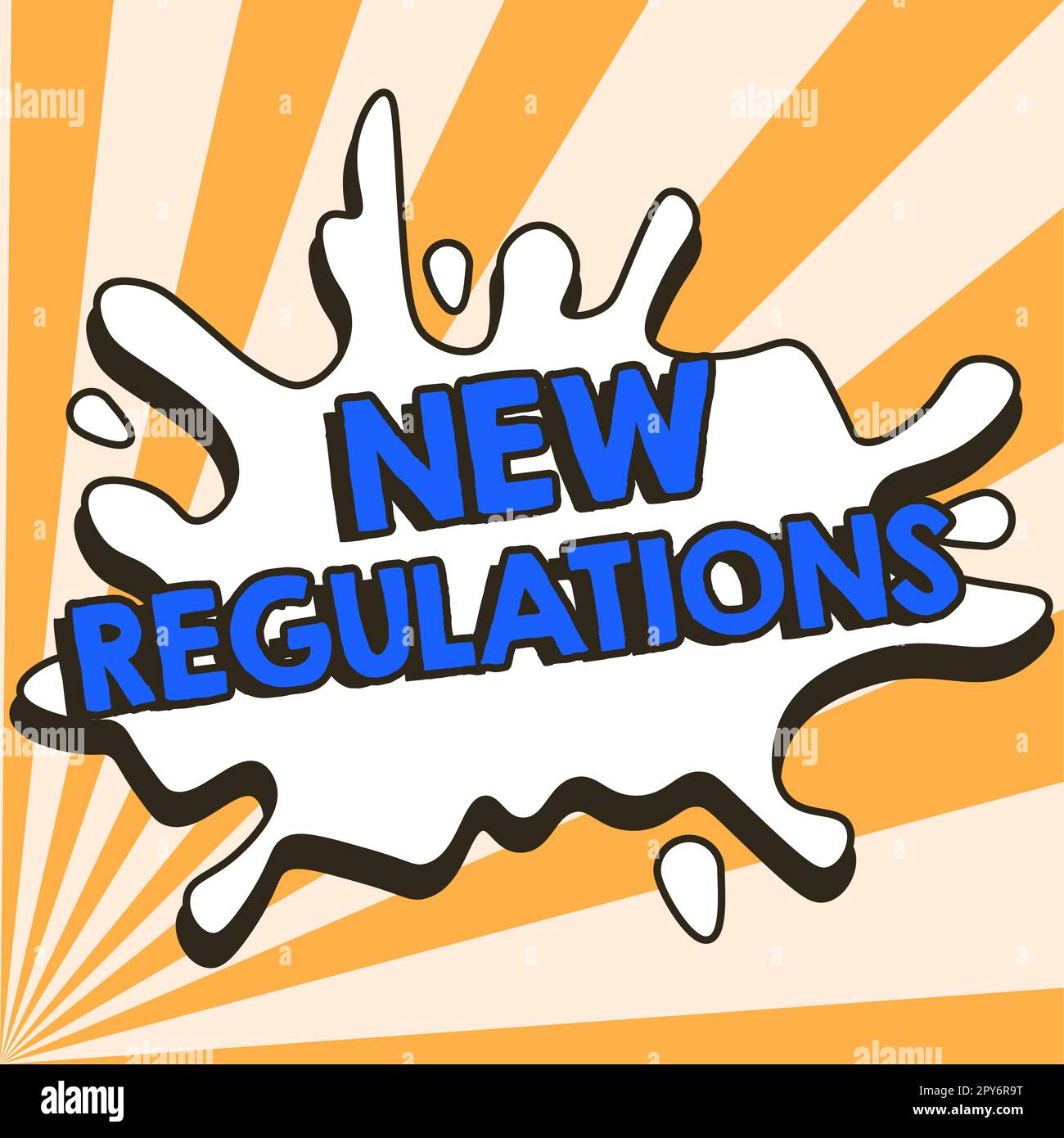 Hand writing sign New Regulations. Internet Concept Regulation ...