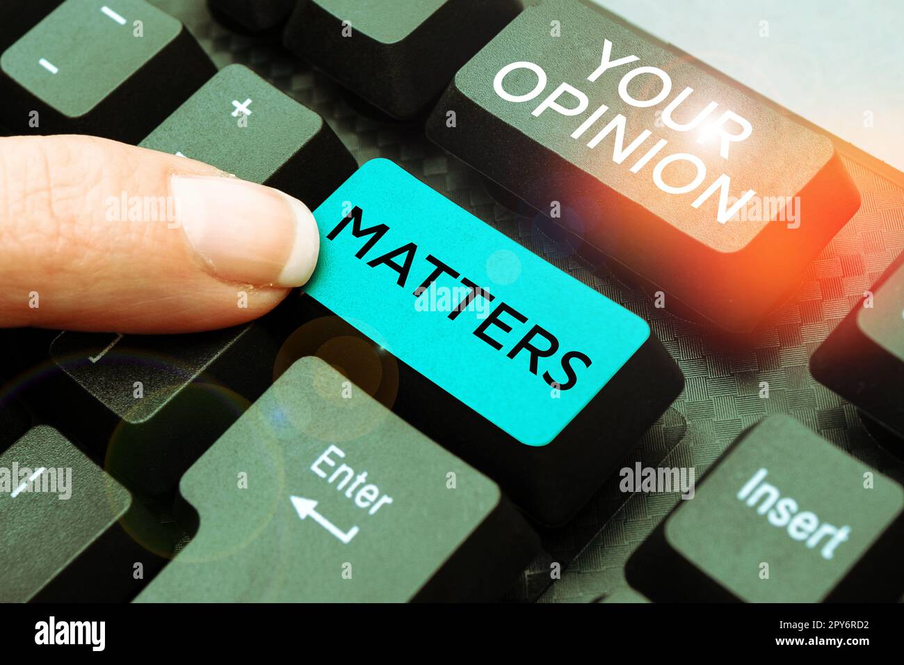 Hand writing sign Your Opinion Matters. Word Written on to Have your ...