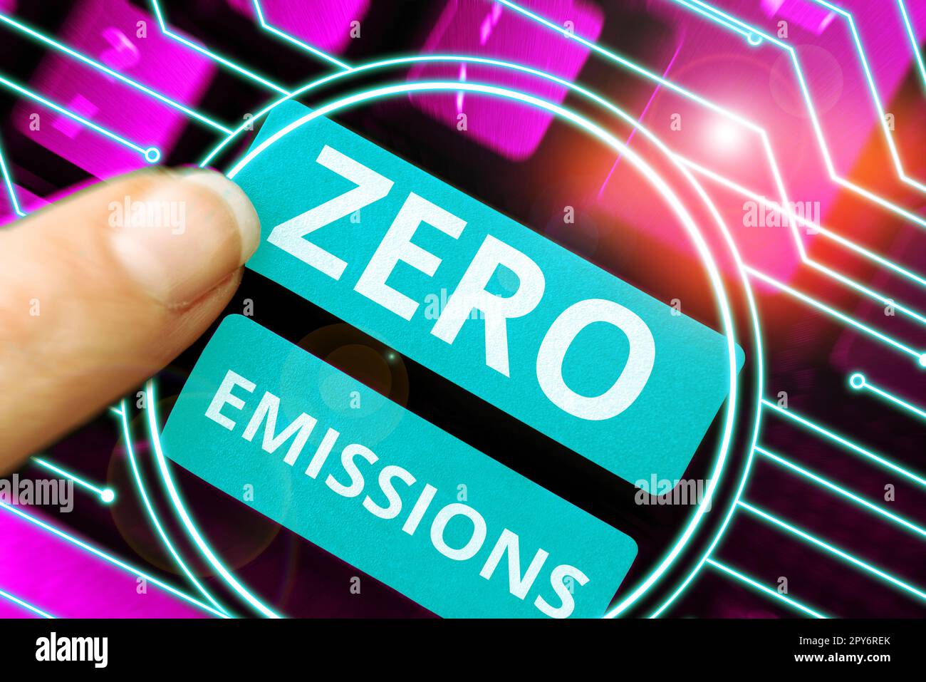 Inspiration showing sign Zero Emissions. Conceptual photo emits no ...