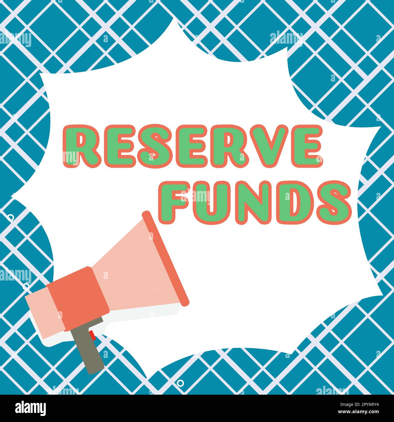 Sign displaying Reserve Funds. Concept meaning money released from bank ...