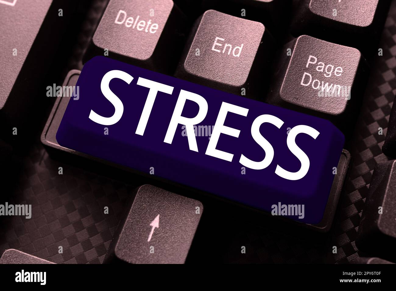 Sign displaying Stress. Word Written on a physical chemical or ...