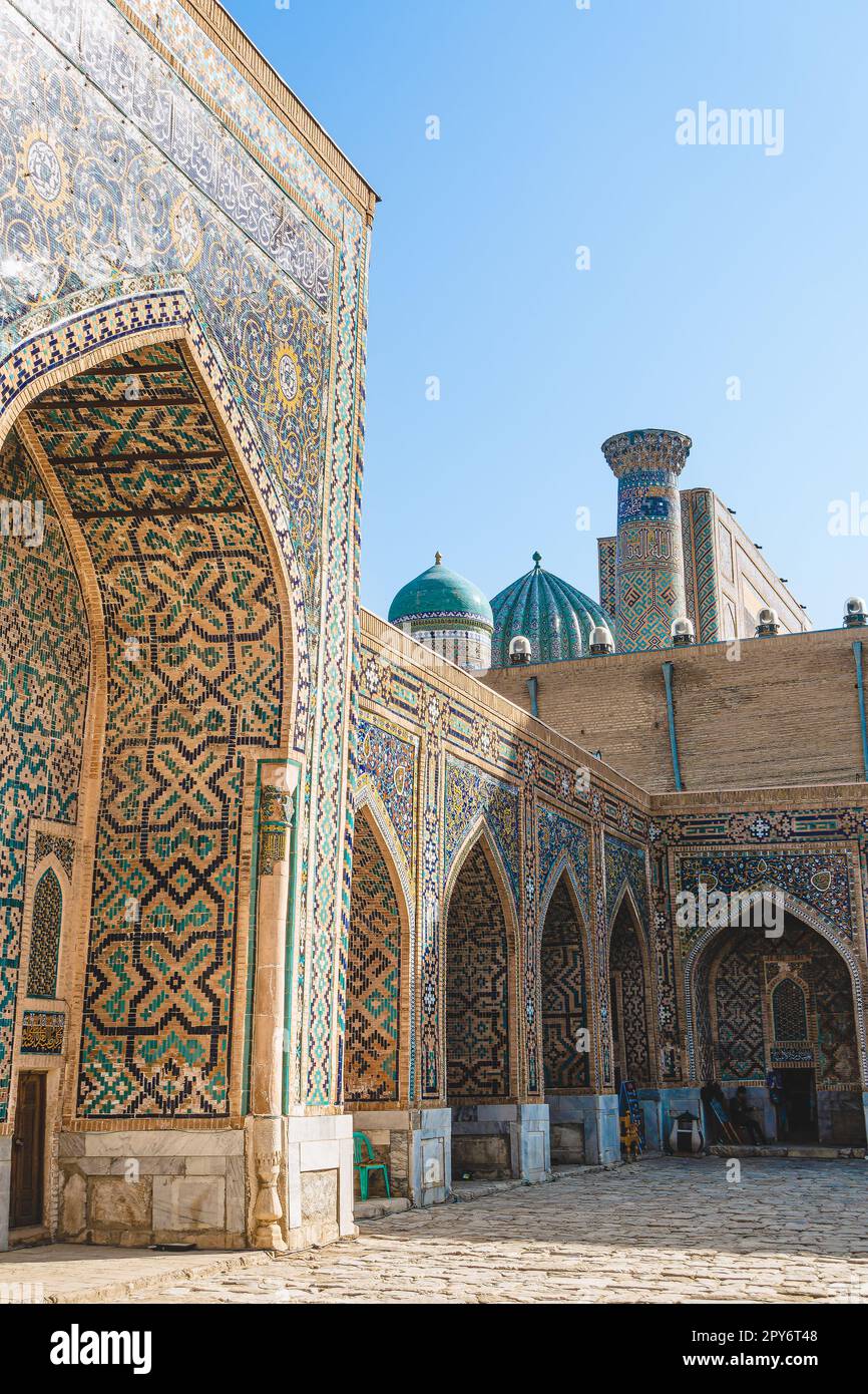Samarkand Landmarks, Uzbekistan Stock Photo - Alamy