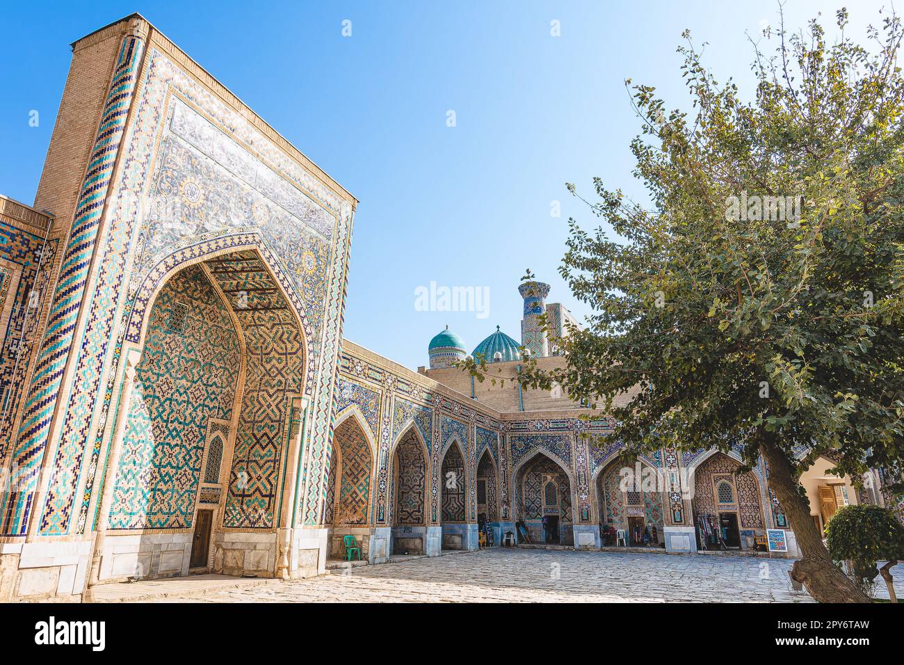 Samarkand Landmarks, Uzbekistan Stock Photo - Alamy