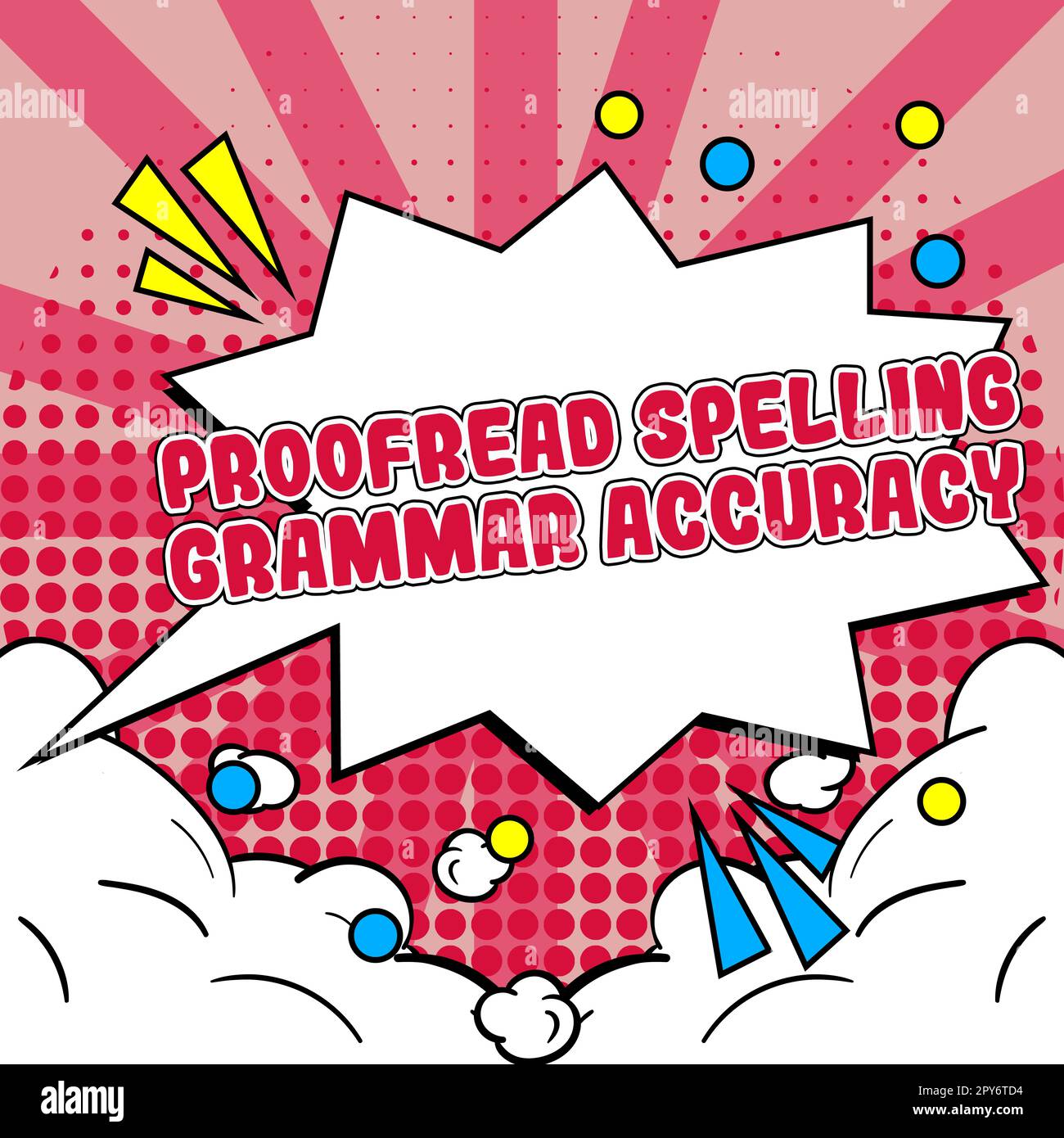Text caption presenting Proofread Spelling Grammar Accuracy. Business ...