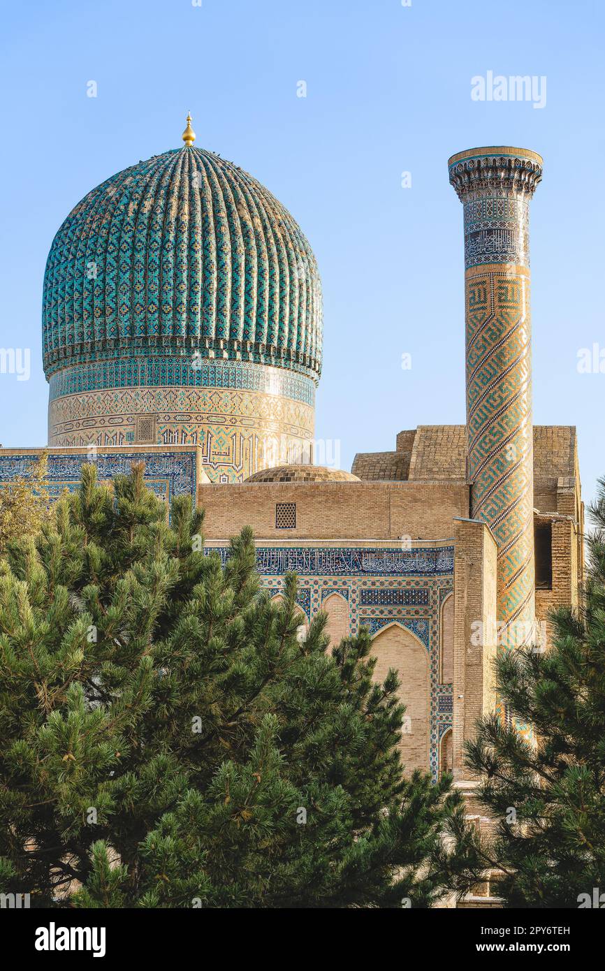 Samarkand Landmarks, Uzbekistan Stock Photo - Alamy
