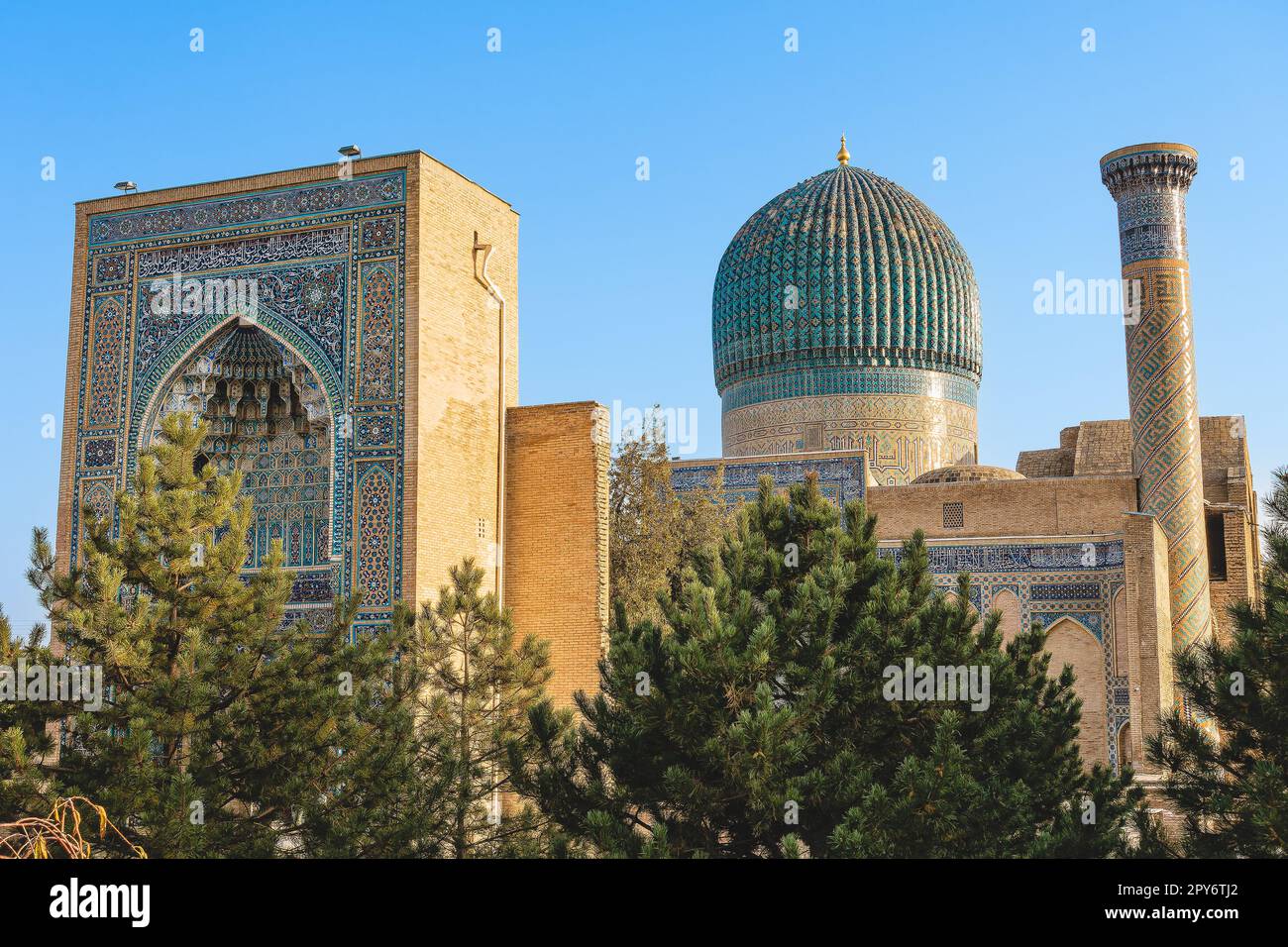 Samarkand Landmarks, Uzbekistan Stock Photo - Alamy