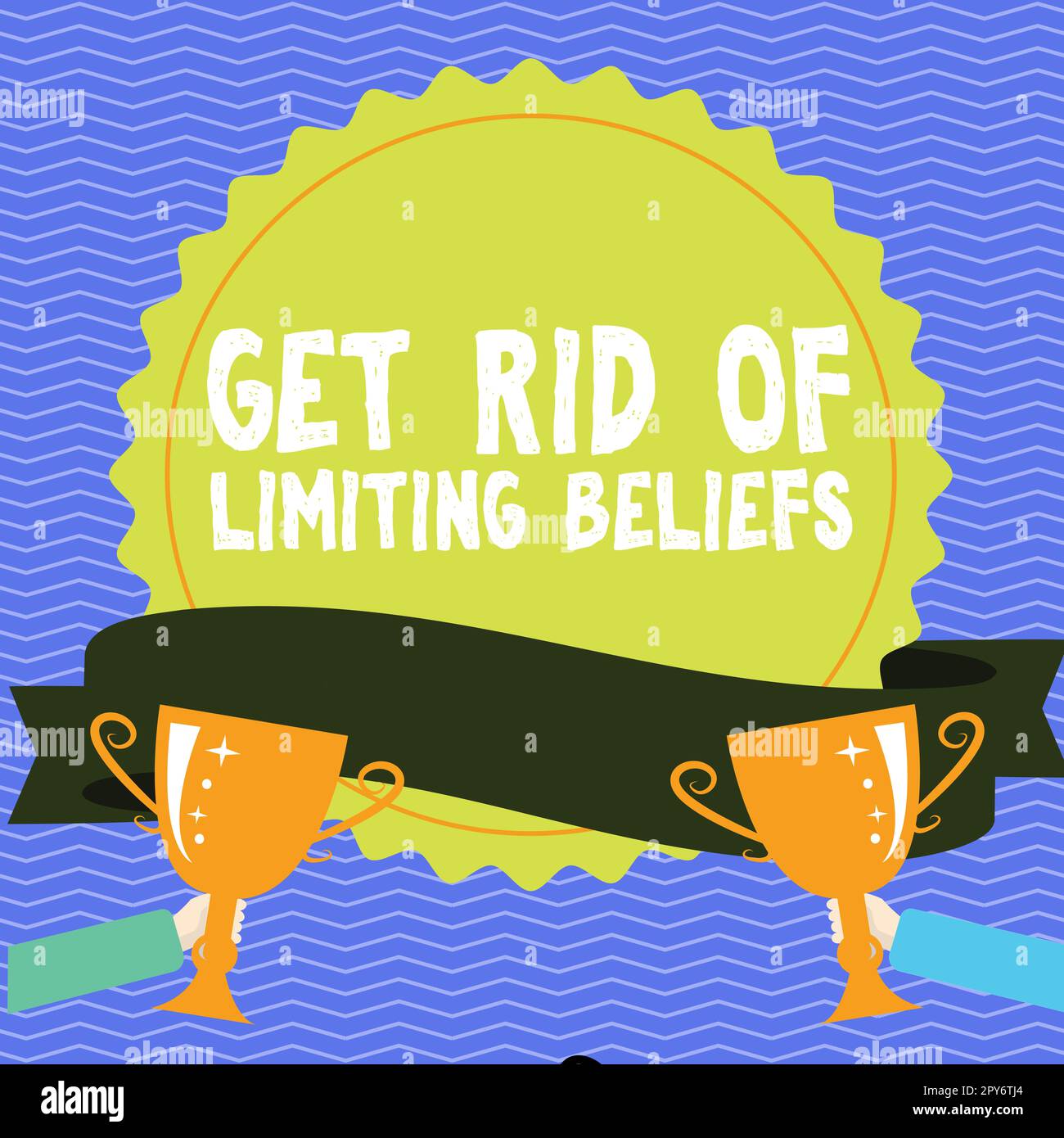 Text caption presenting Get Rid Of Limiting Beliefs. Business overview ...