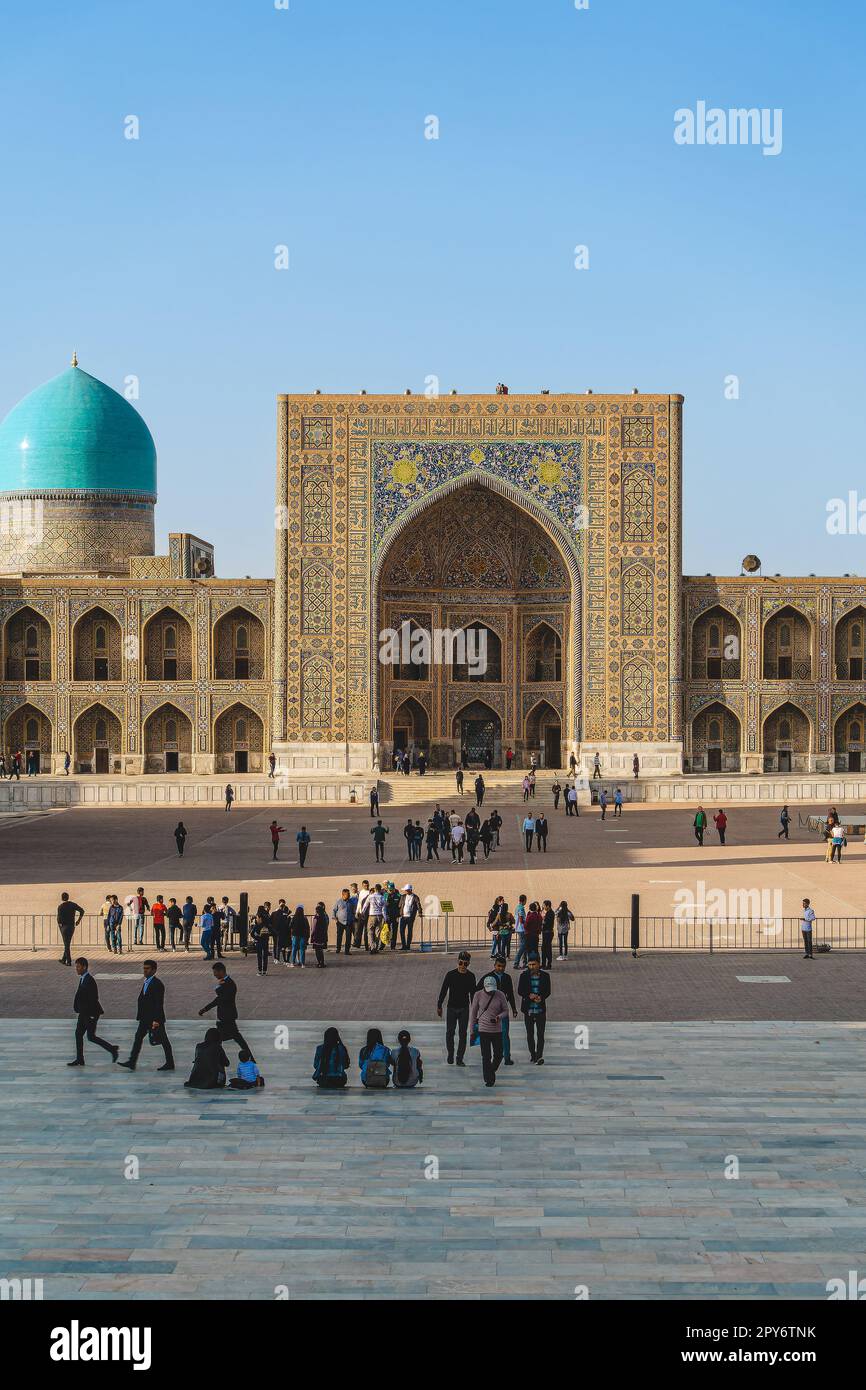 Samarkand Landmarks, Uzbekistan Stock Photo - Alamy