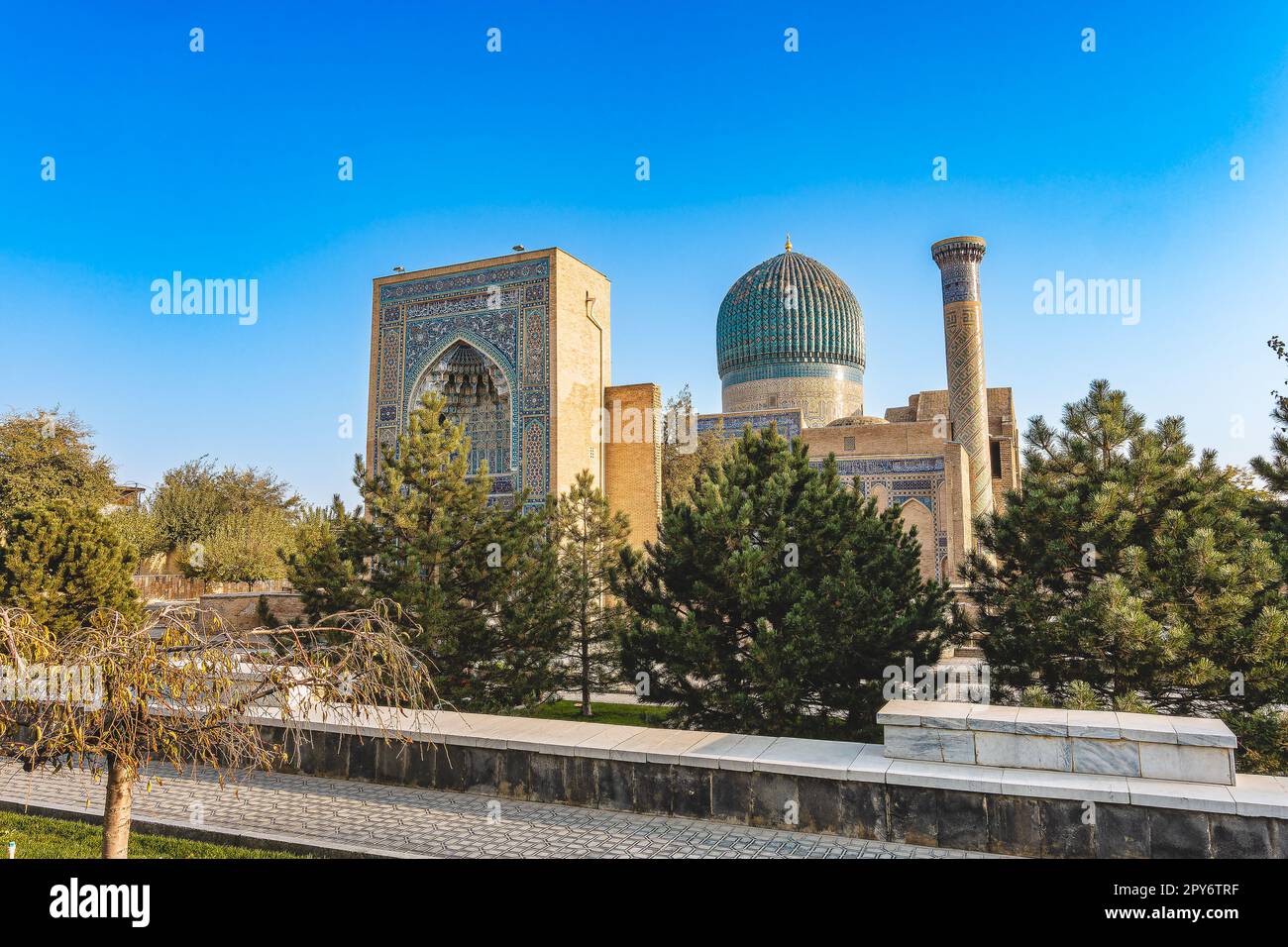 Samarkand Landmarks, Uzbekistan Stock Photo - Alamy