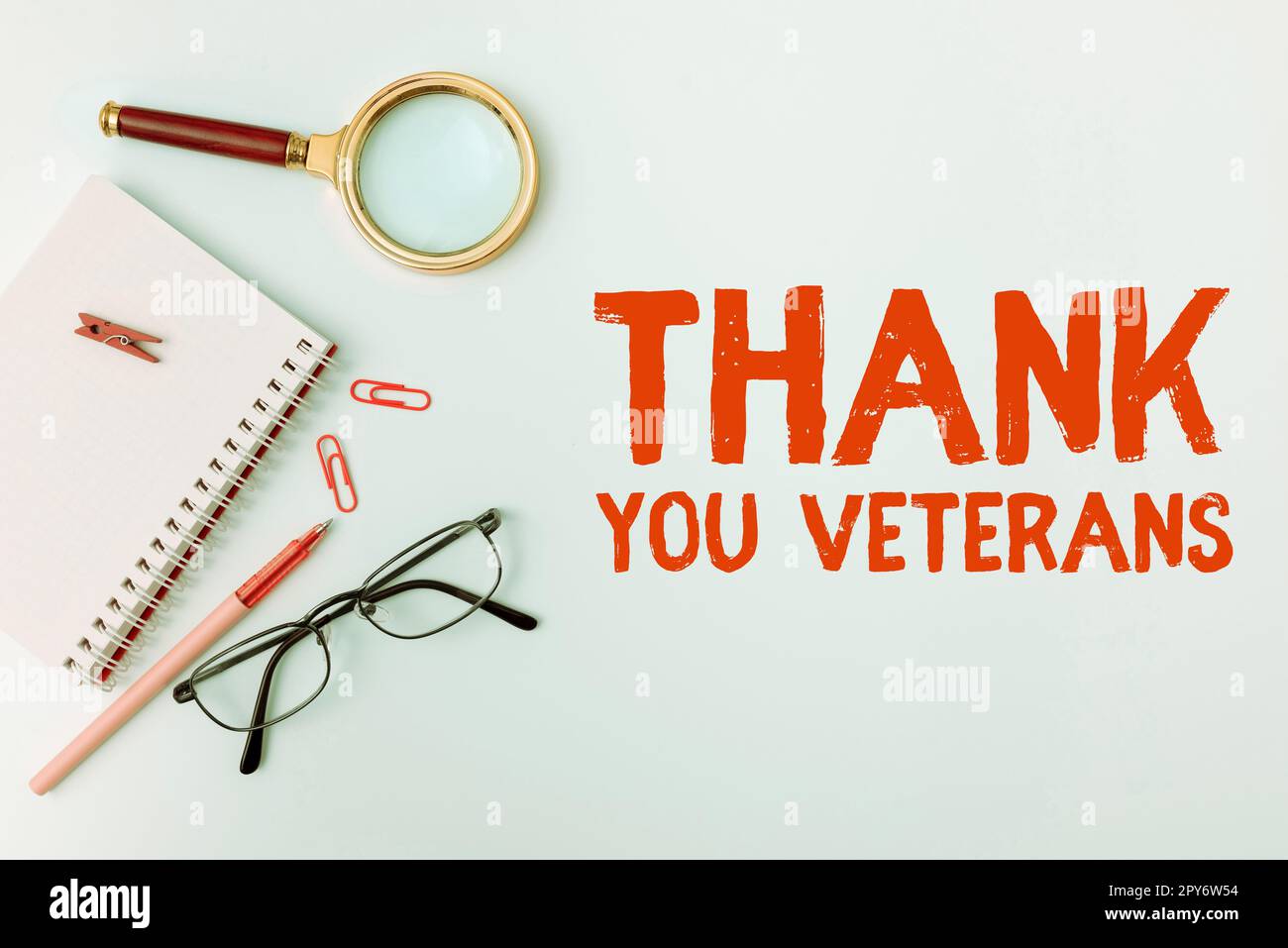 Handwriting text Thank You Veterans. Concept meaning Expression of ...