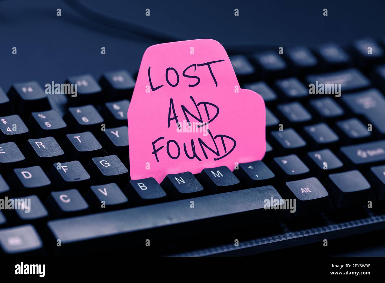 Inspiration showing sign Lost And Found. Word Written on Place where ...