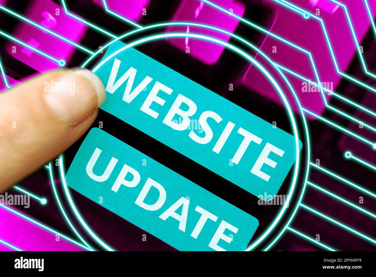 Text showing inspiration Website Update. Business concept keeping the webpage and content up to ...