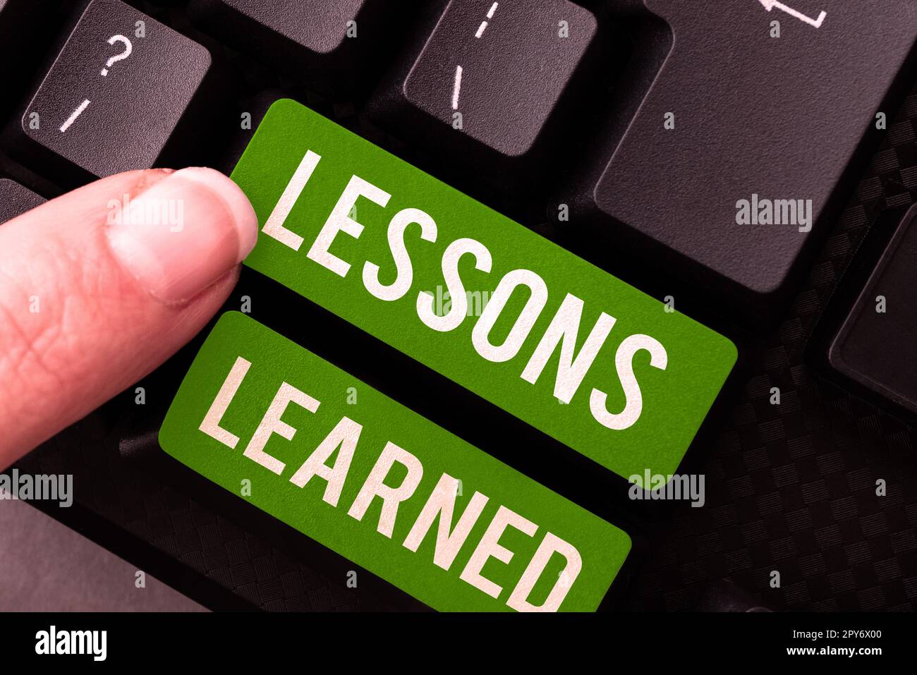 Text caption presenting Lessons Learned, Word Written on Promote share ... Text caption presenting Lessons Learned, Word Written on Promote share ...