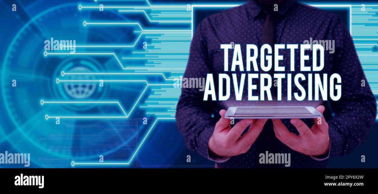 Writing displaying text Targeted Advertising. Business concept Online ...