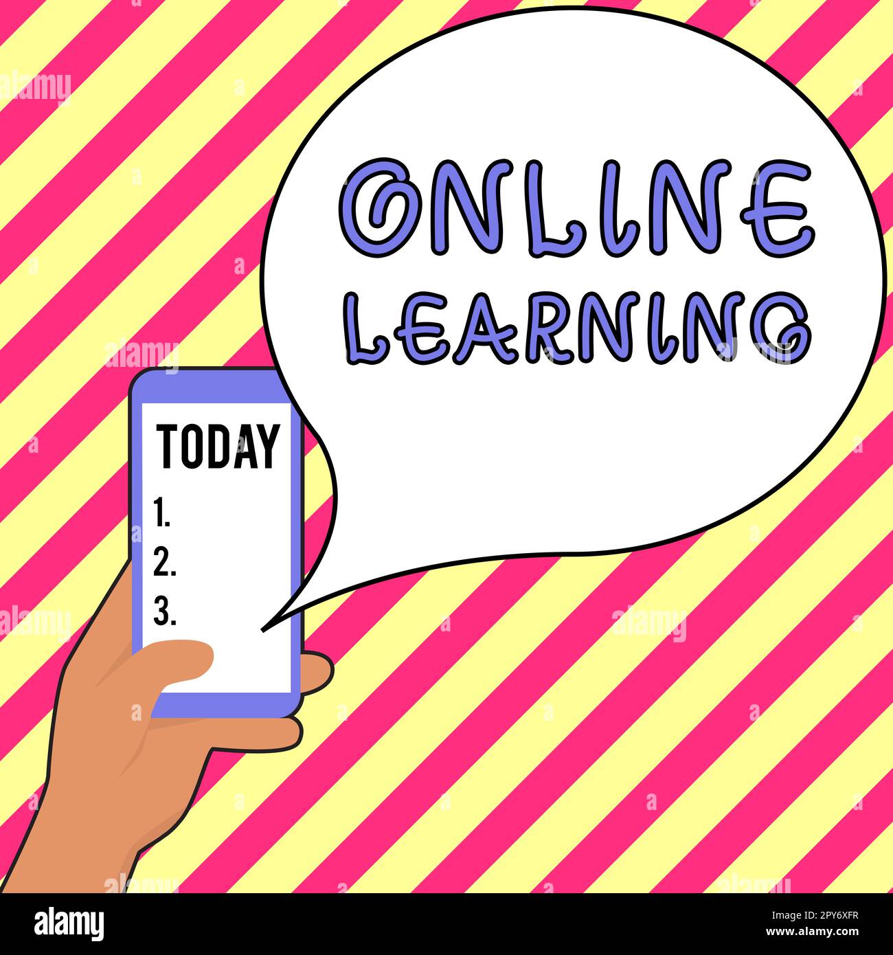 Inspiration showing sign Online Learning. Internet Concept Larning with ...