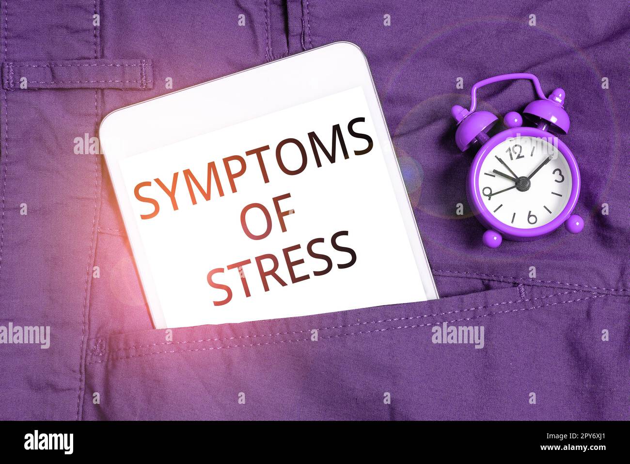 Conceptual caption Symptoms Of Stress. Conceptual photo serving as ...