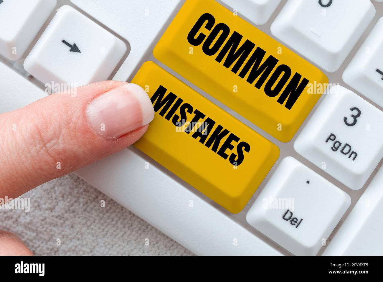 Inspiration showing sign Common Mistakes. Internet Concept actions that ...