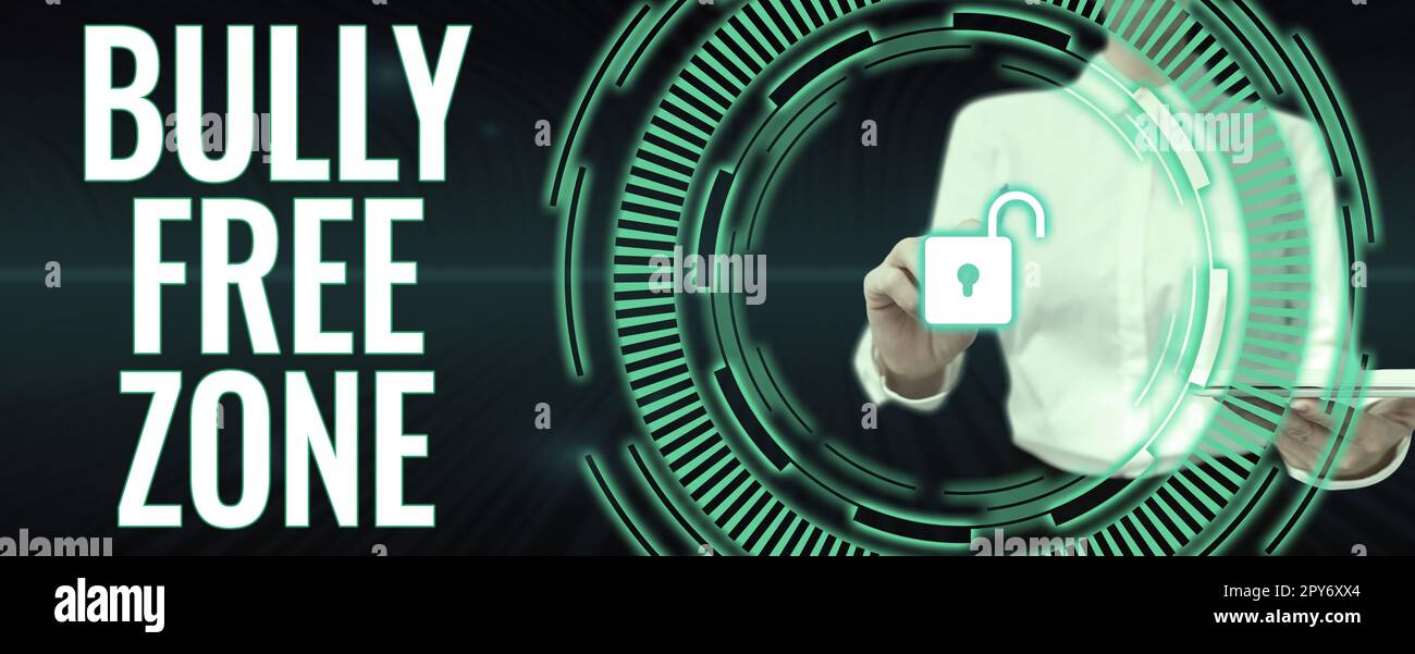 Conceptual display Bully Free Zone. Business showcase Be respectful to ... Conceptual display Bully Free Zone. Business showcase Be respectful to ...