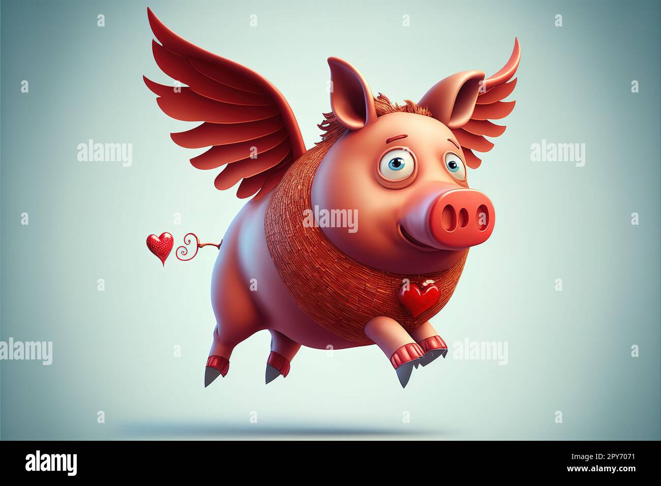 Flying pig red hi-res stock photography and images - Alamy
