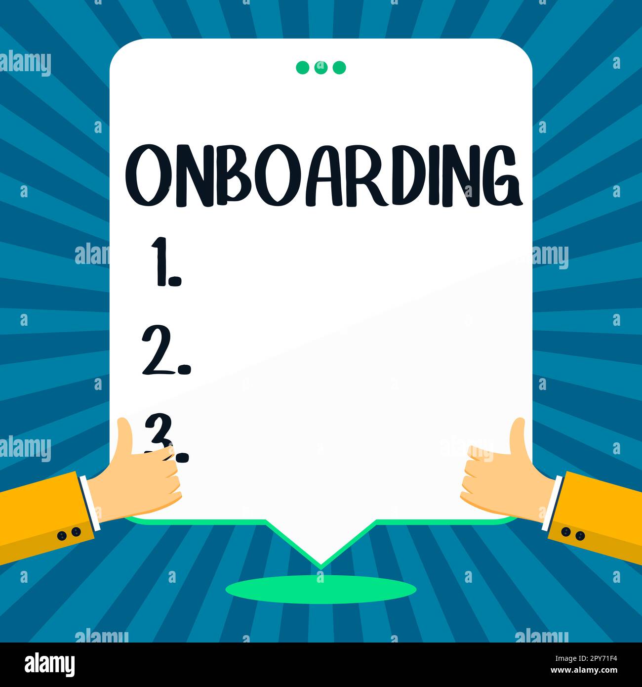Hand writing sign Onboarding. Business idea Action Process of ...