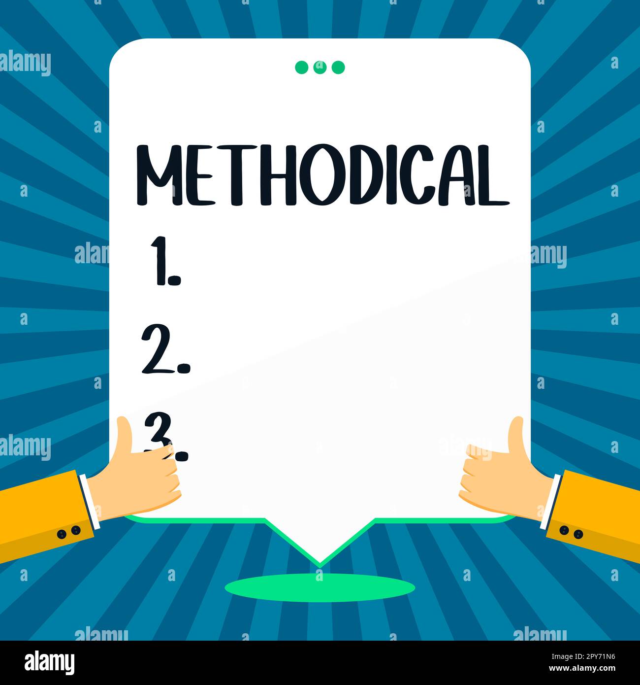 Text showing inspiration Methodical. Business idea System of Methods used in a study or activity ...