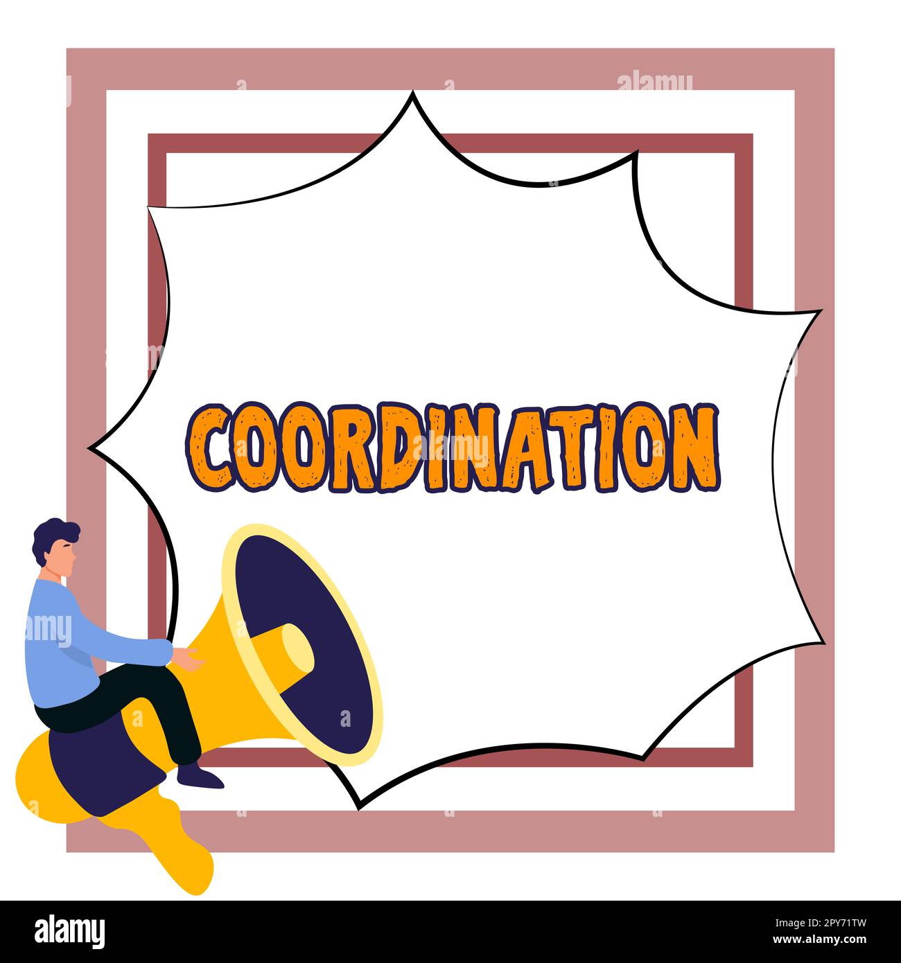 Communication and coordination Cut Out Stock Images & Pictures - Alamy