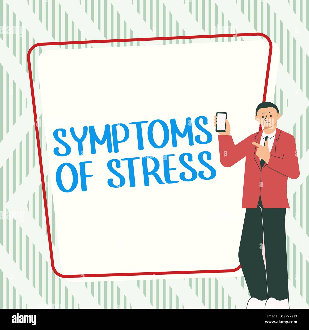 Inspiration showing sign Symptoms Of Stress. Concept meaning serving as ...