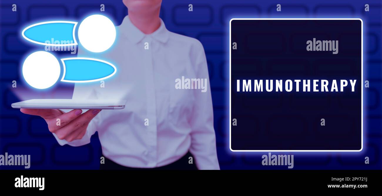 Inspiration showing sign Immunotherapy. Business overview treatment or ... Inspiration showing sign Immunotherapy. Business overview treatment or ...