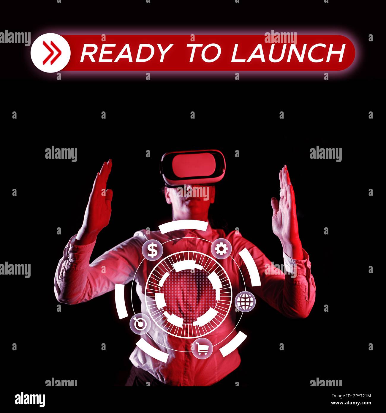 Sign displaying Ready To Launch. Word for an event to celebrate or ...