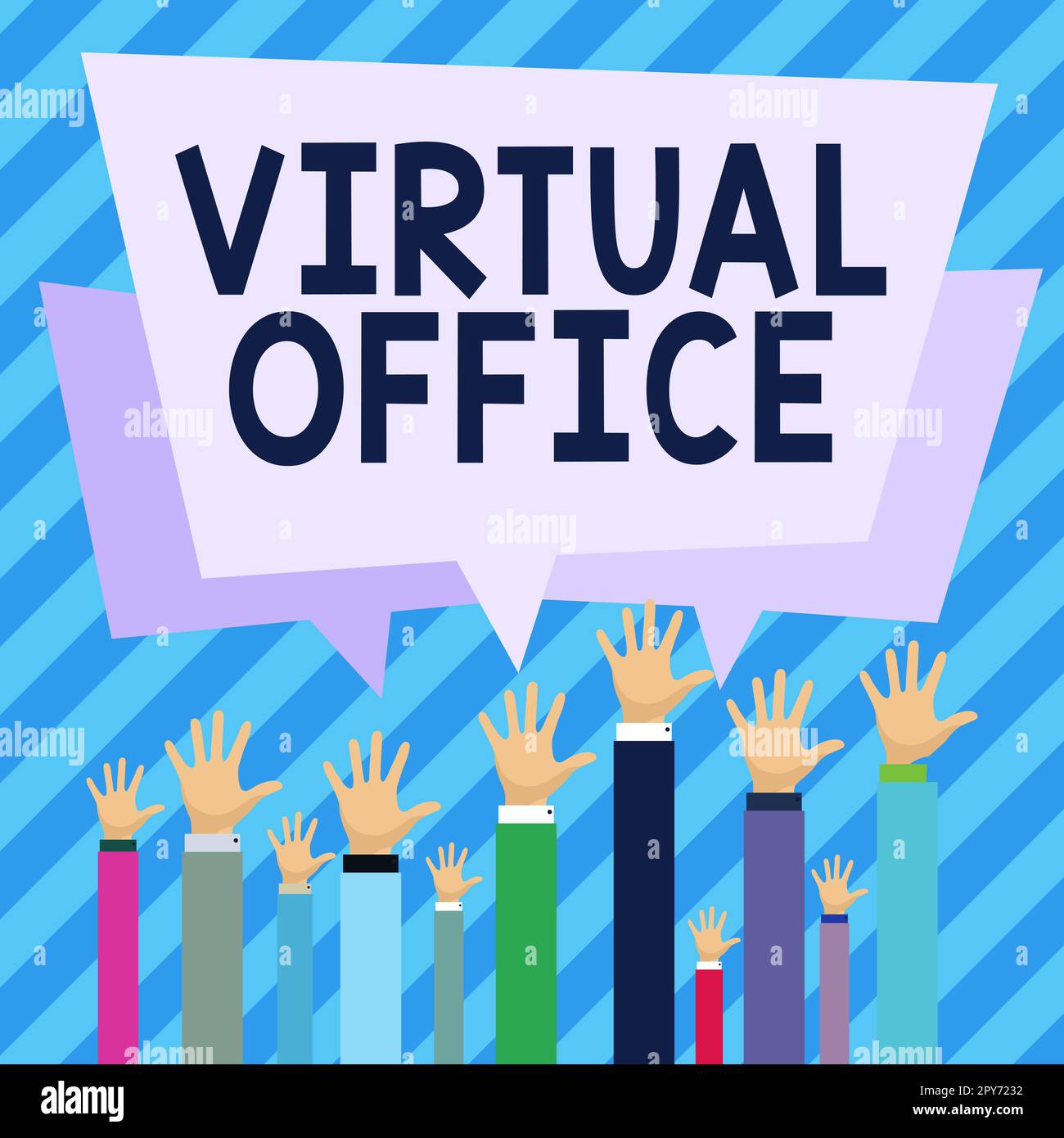 Sign displaying Virtual Office, Business idea Mobile work-environment ... Sign displaying Virtual Office, Business idea Mobile work-environment ...