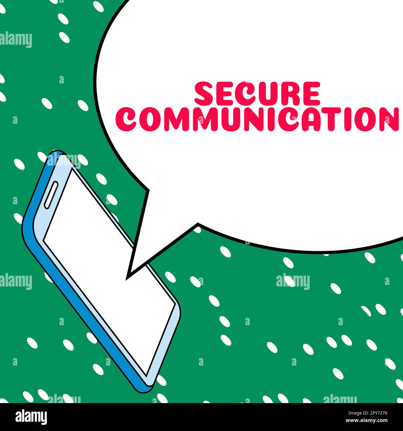 Text caption presenting Secure Communication. Word for preventing ... Text caption presenting Secure Communication. Word for preventing ...