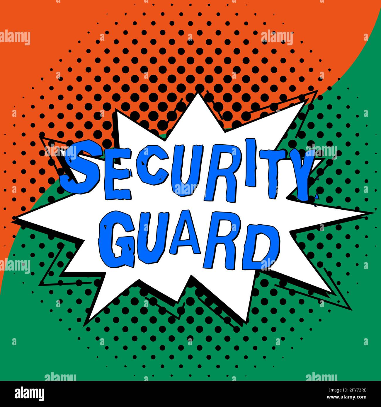 Text caption presenting Security Guard. Word for tools used to manage ...