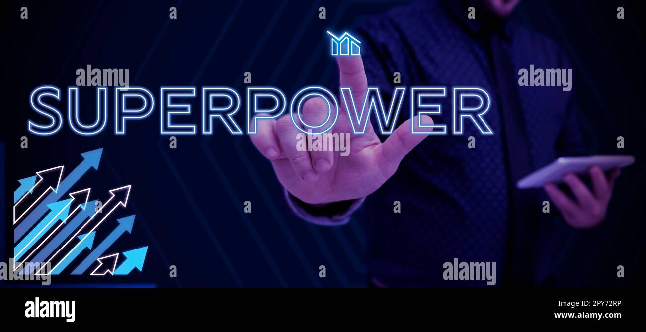 Inspiration showing sign Superpower. Business idea a power or ability ...