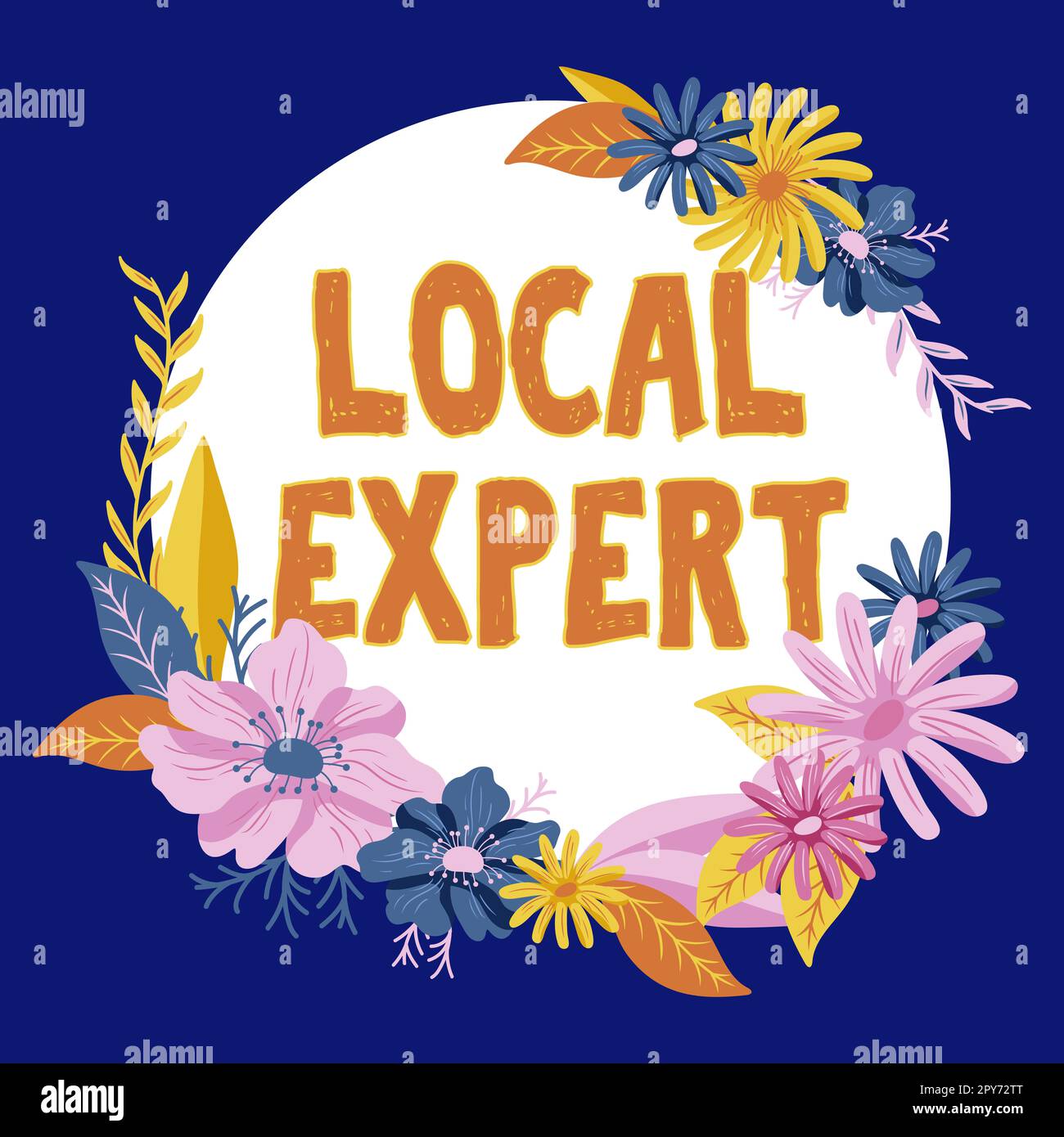 Conceptual display Local Expert. Business idea offers expertise and ...