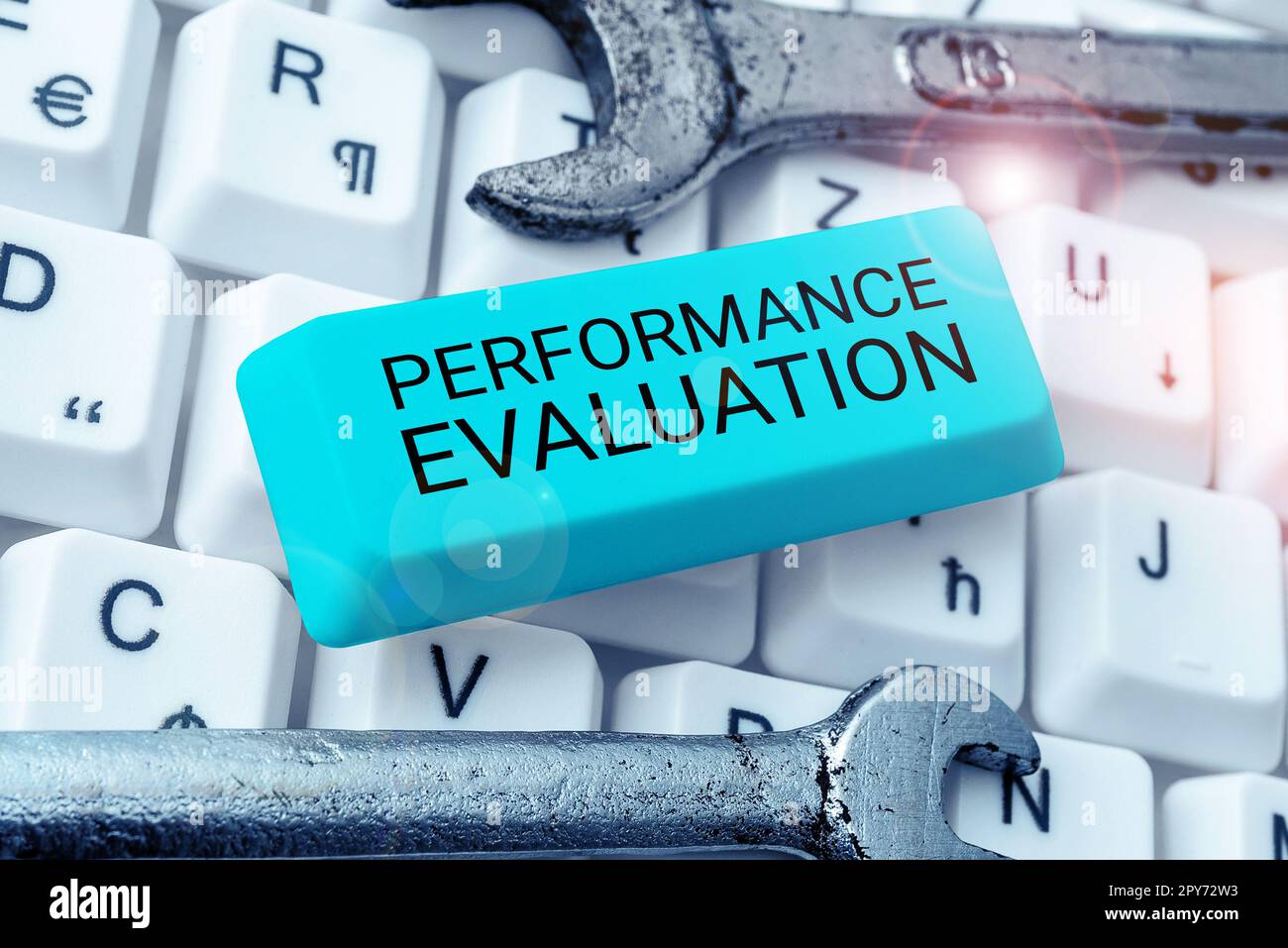 Text Caption Presenting Performance Evaluation Business Showcase The Development And Action