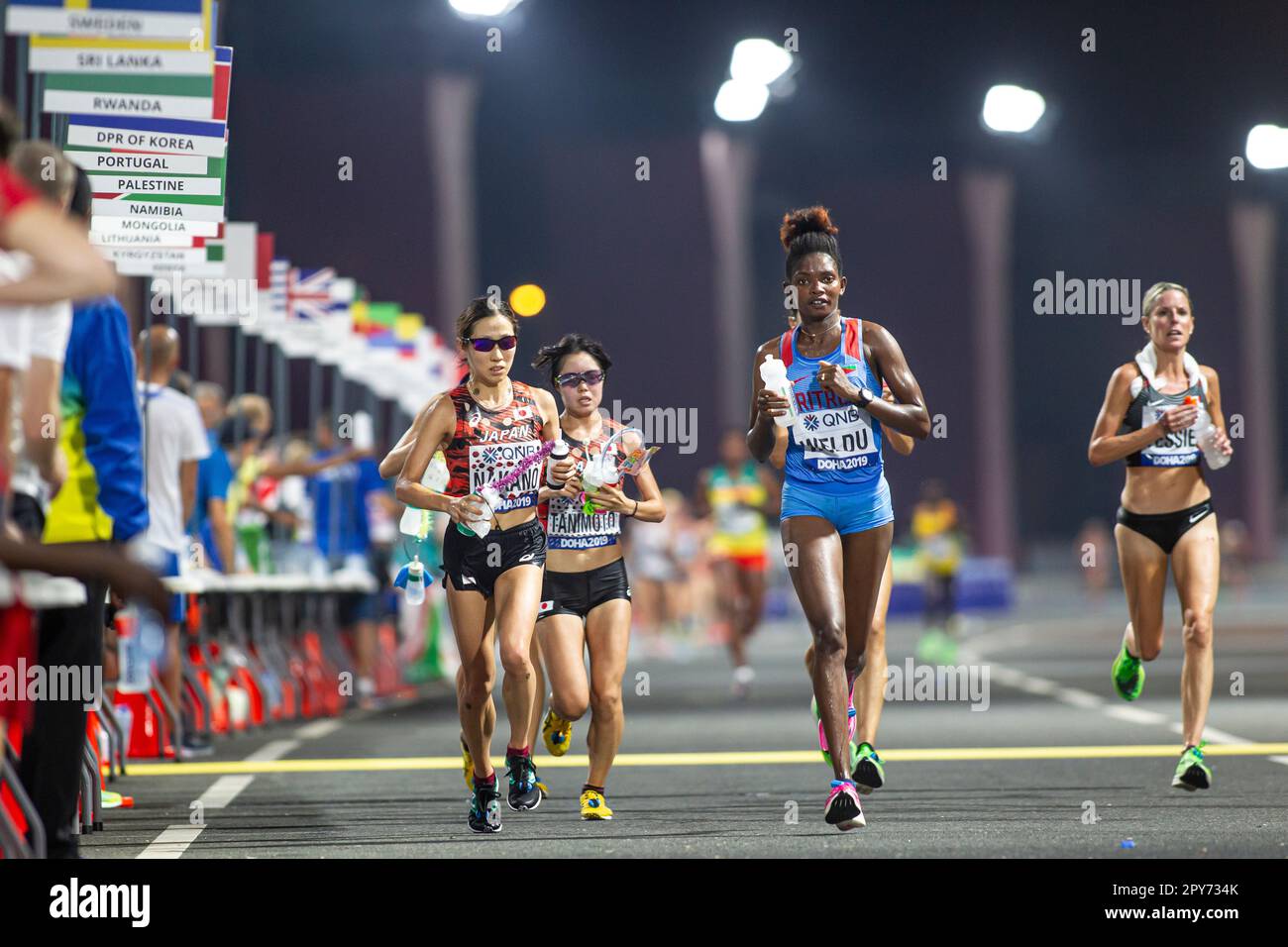 The Doha 2019 World Athletics Championships Marathon Stock Photo - Alamy