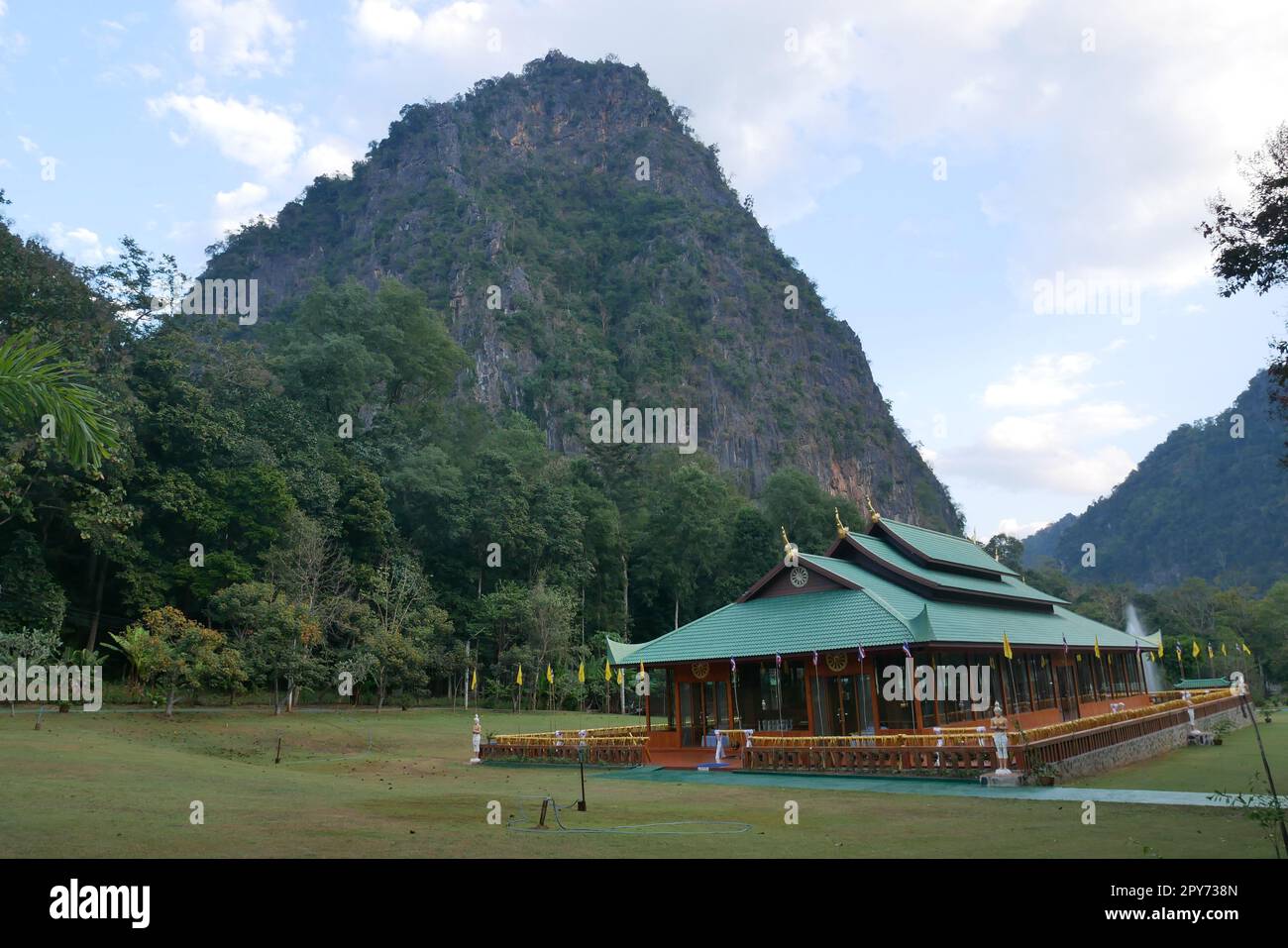Wat Pa Tam Wua Buddhist Mountain Forest Temple and Meditation Retreat Centre in Thailand Stock ...
