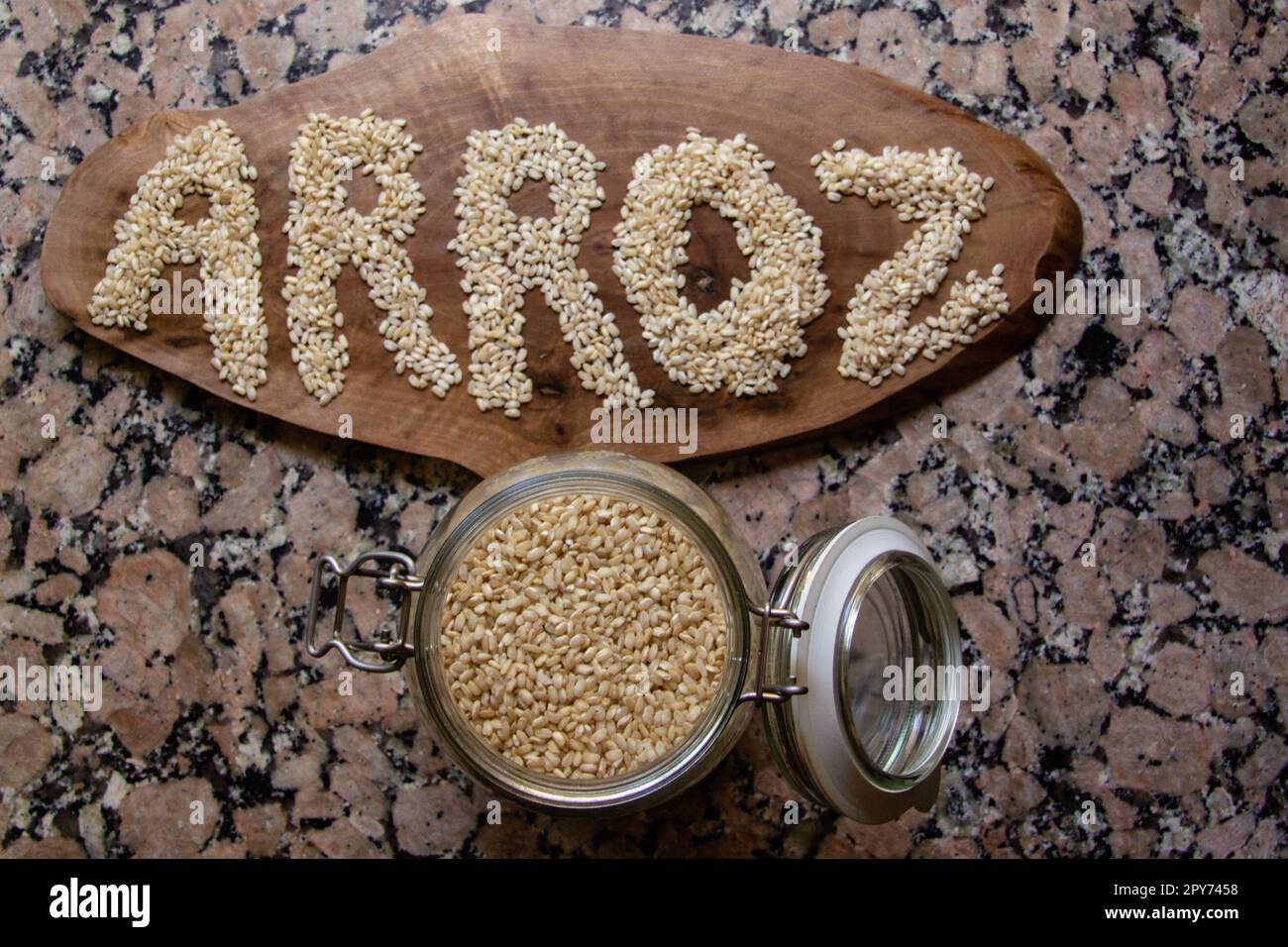 White color rice hi-res stock photography and images - Alamy