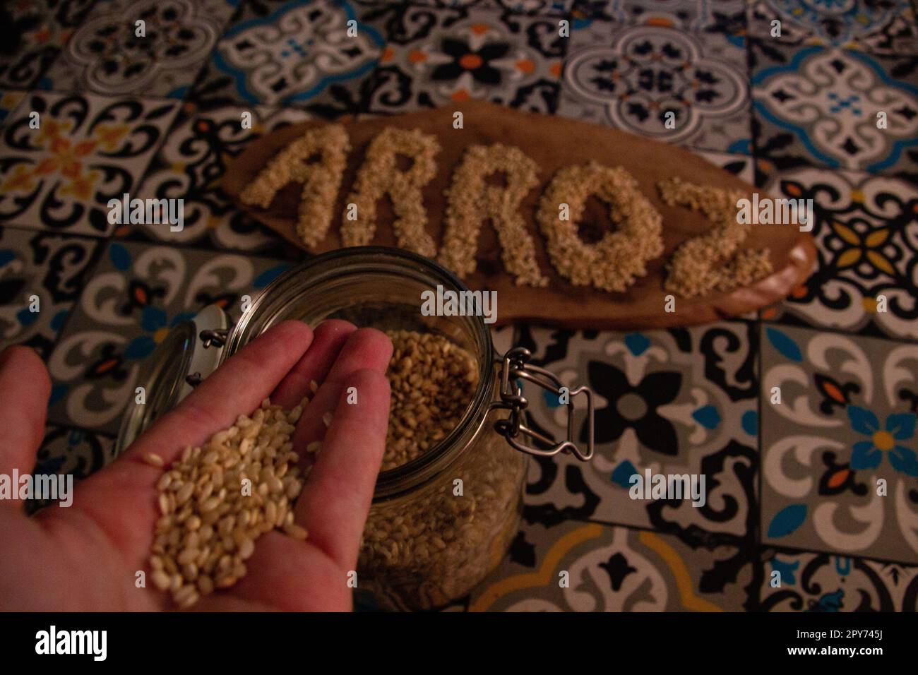 Rice integral white hi-res stock photography and images - Alamy