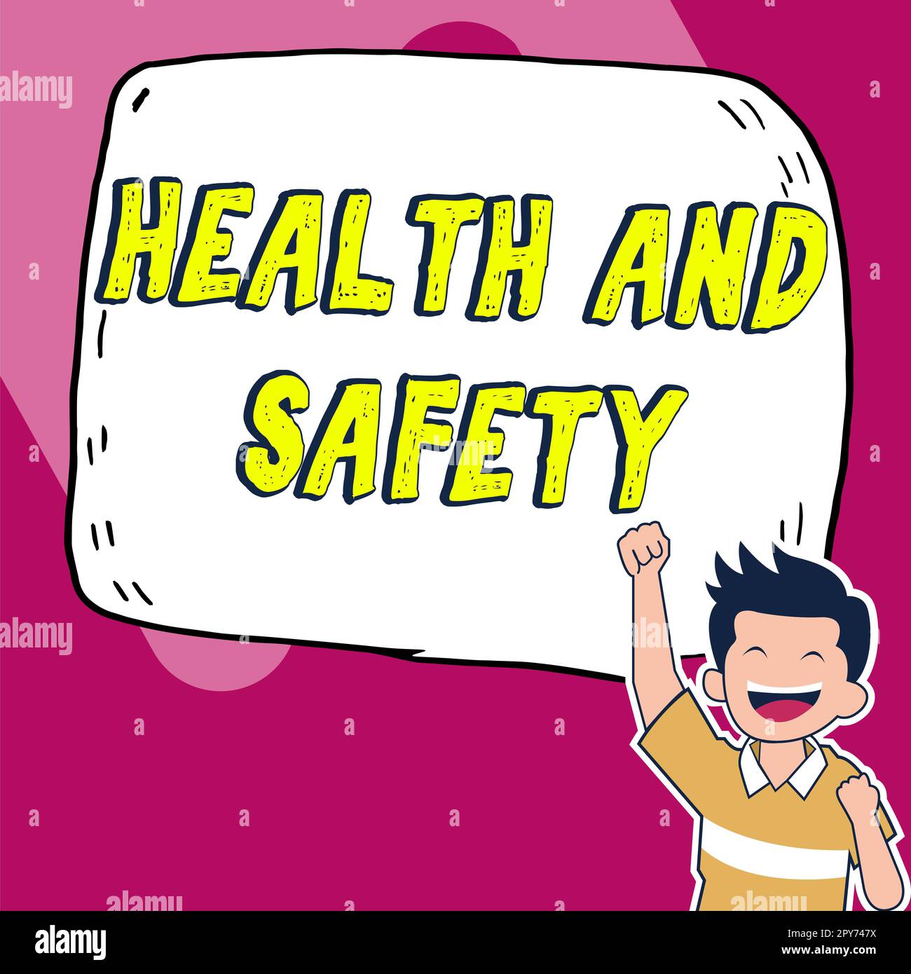 Writing displaying text Health And Safety. Word Written on Taking the ...