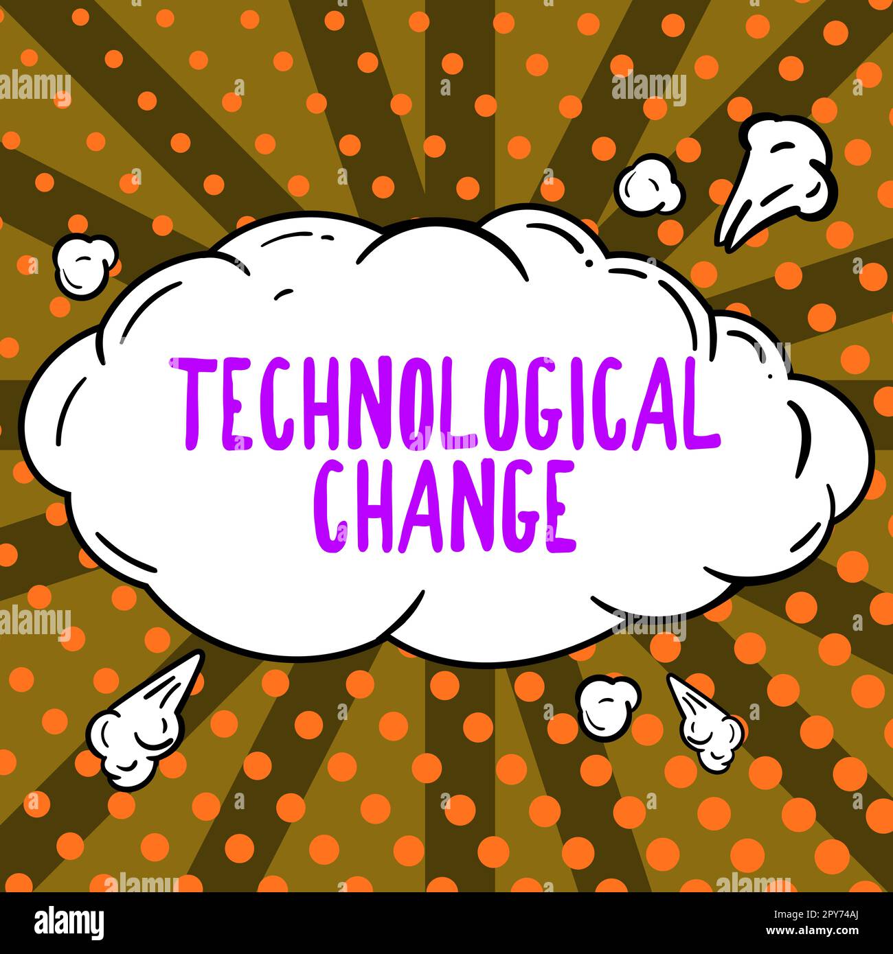 Conceptual display Technological Change. Word for increase in the ...