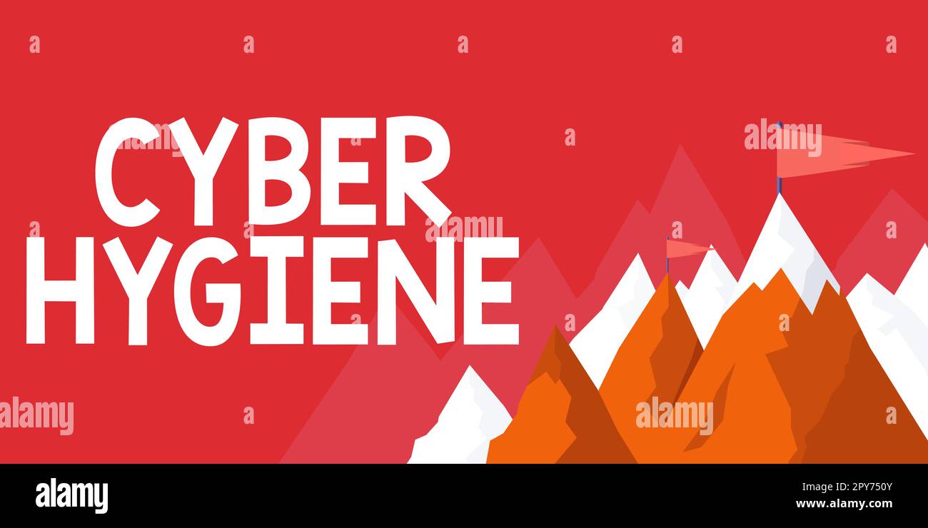 Conceptual caption Cyber Hygiene. Business showcase steps that computer ... Conceptual caption Cyber Hygiene. Business showcase steps that computer ...