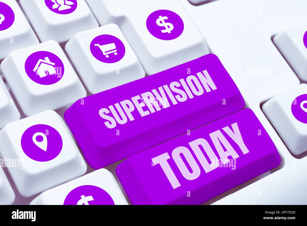 Text sign showing Supervision. Business concept monitoring and ...