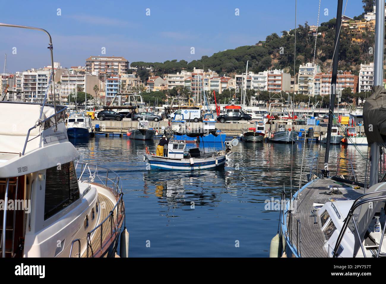 Port in blanes town hi-res stock photography and images - Alamy