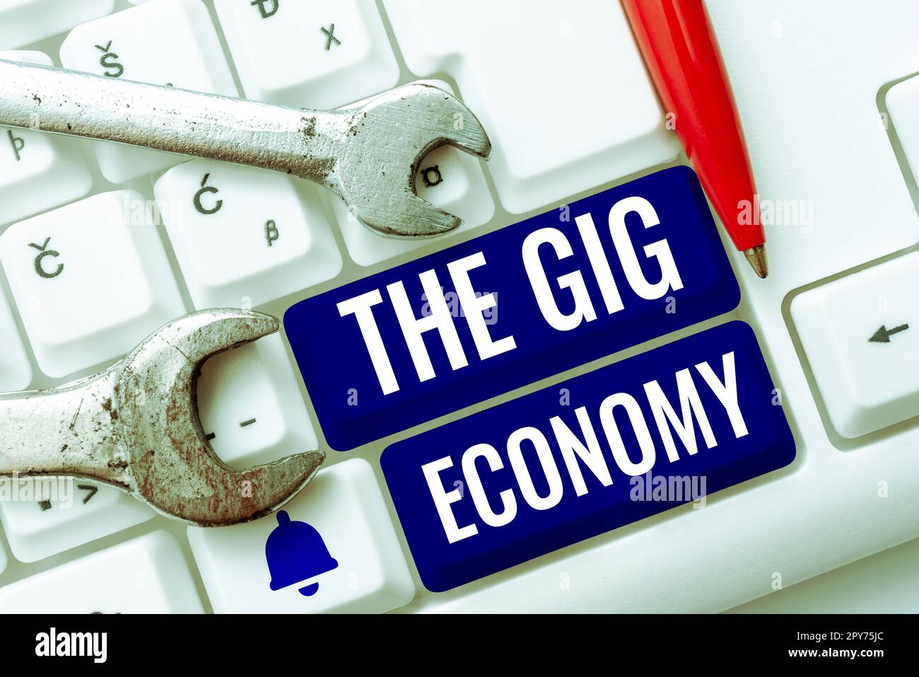 Inspiration showing sign The Gig Economy. Conceptual photo Market of ...
