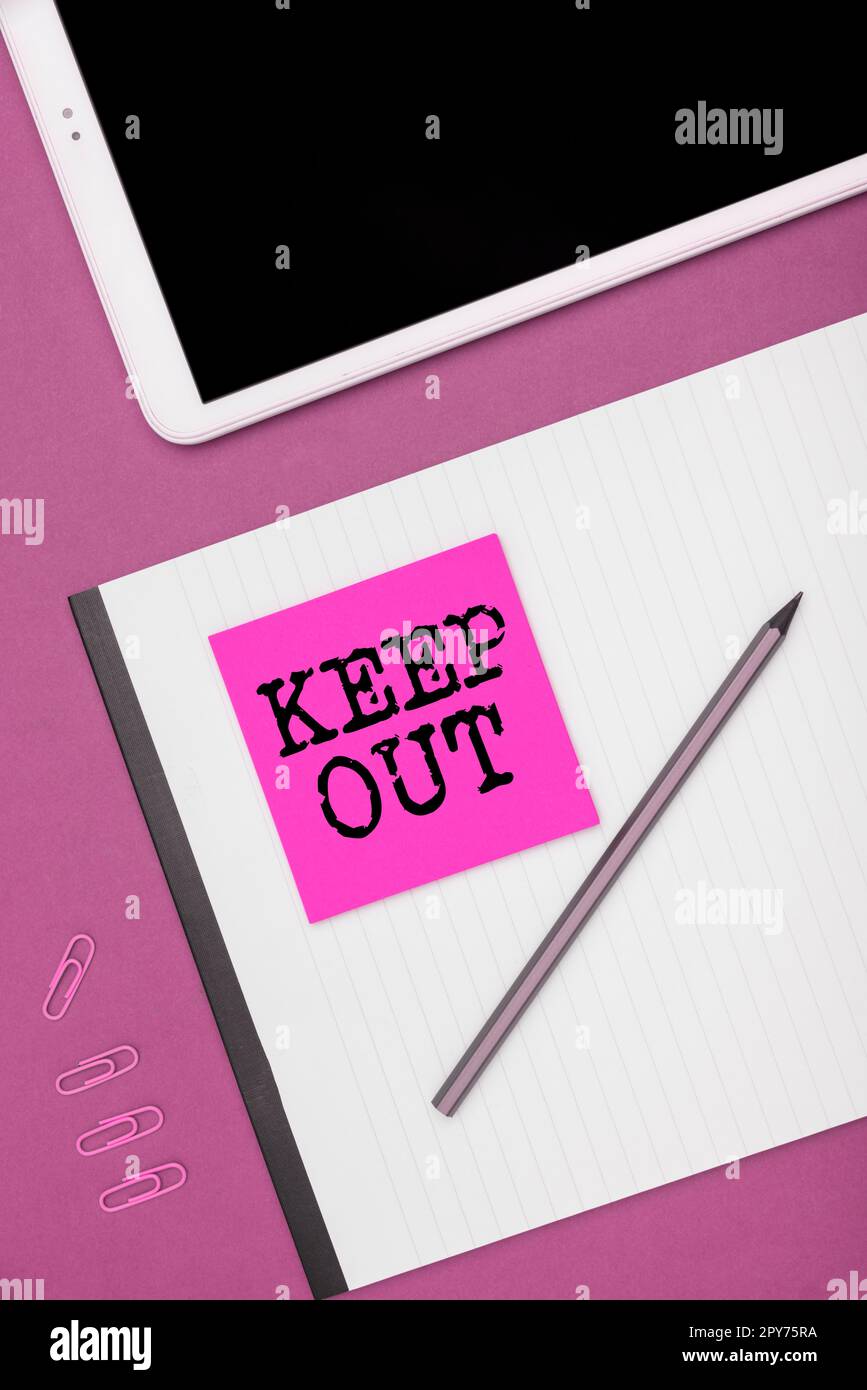 Hazardous area keep out sign hi-res stock photography and images - Alamy