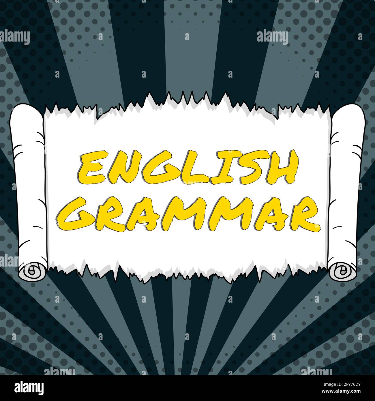 Sign displaying English Grammar. Business idea courses cover all levels ...